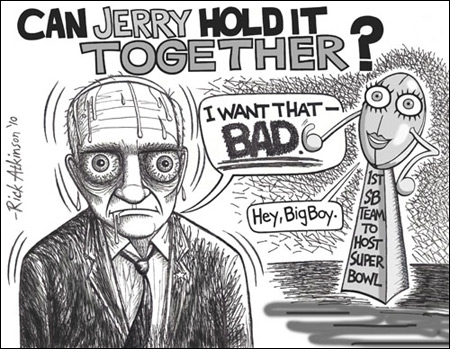 Cartoonist Rick Atkinson knows what makes Jerry Jones sweat | The Heckler