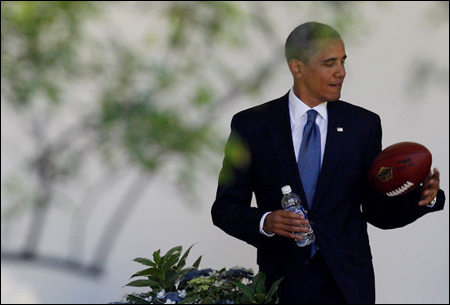 Obama poll numbers skyrocket as speech forces NFL season to start one ...