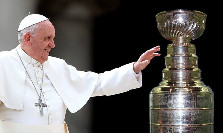 Pope reportedly snuck in visit with Stanley Cup | The Heckler